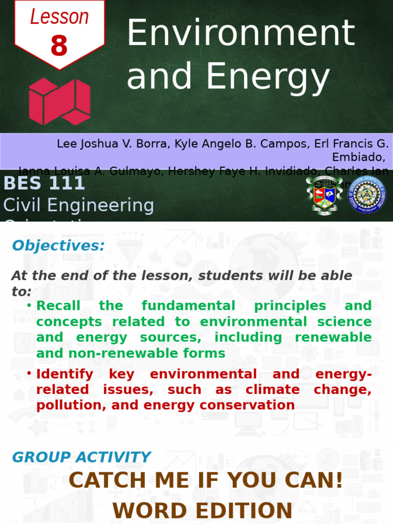 Environment and Energy | PDF | Renewable Energy | Energy Development