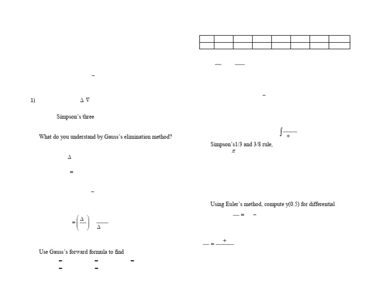 (BCA - 504) Numerical MethodsI | PDF | Numerical Analysis ...