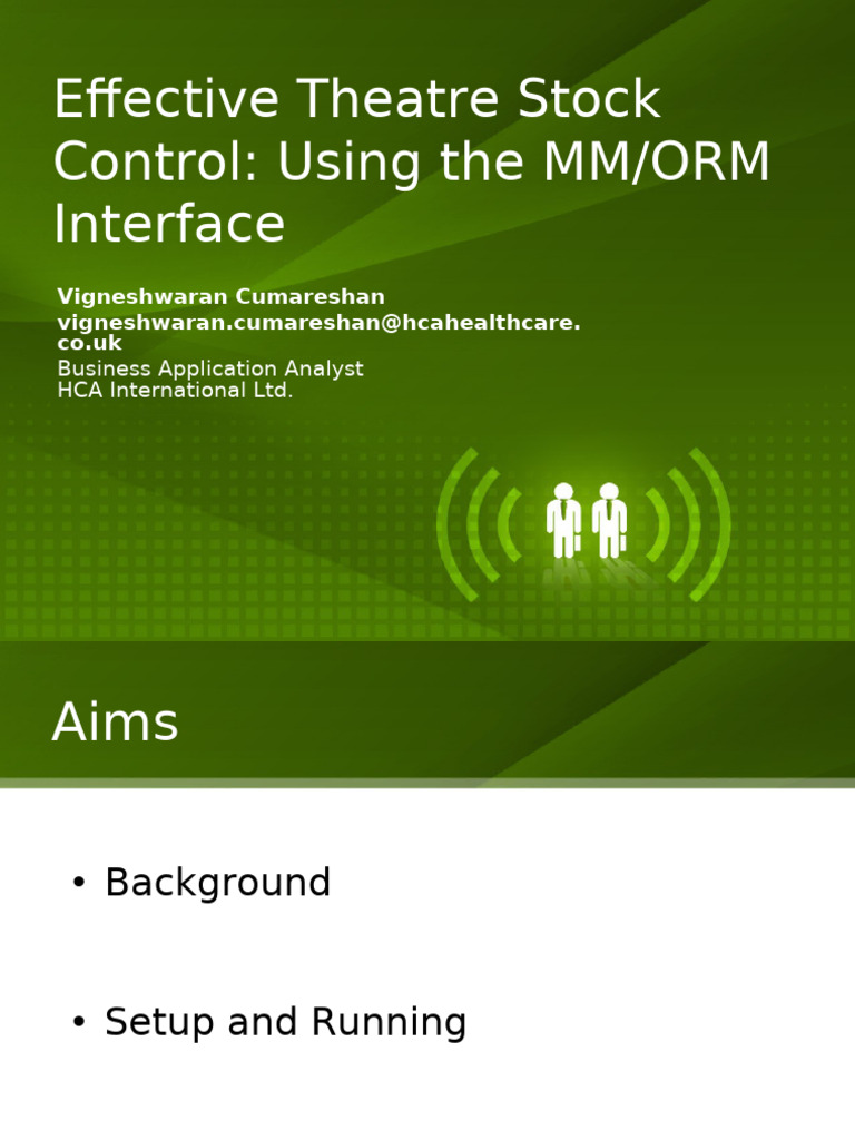 MM-ORM Interface - MUSE Presentation 2008 | PDF