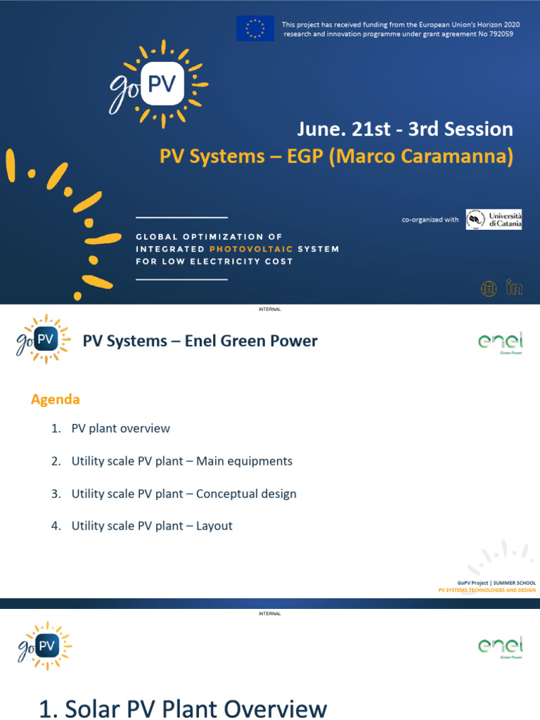 GoPV-SummerSchool Session3 EGP | PDF | Photovoltaic System | Photovoltaics