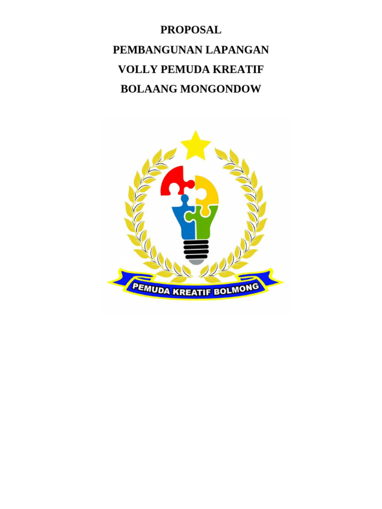 Proposal Dana Lapangan Volly | PDF | Bisnis | Pengelolaan Keuangan & Uang