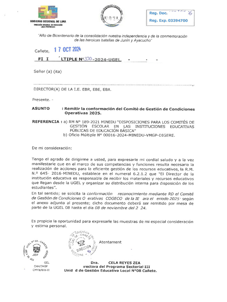 Conformacion de Cogeco 2025 | PDF