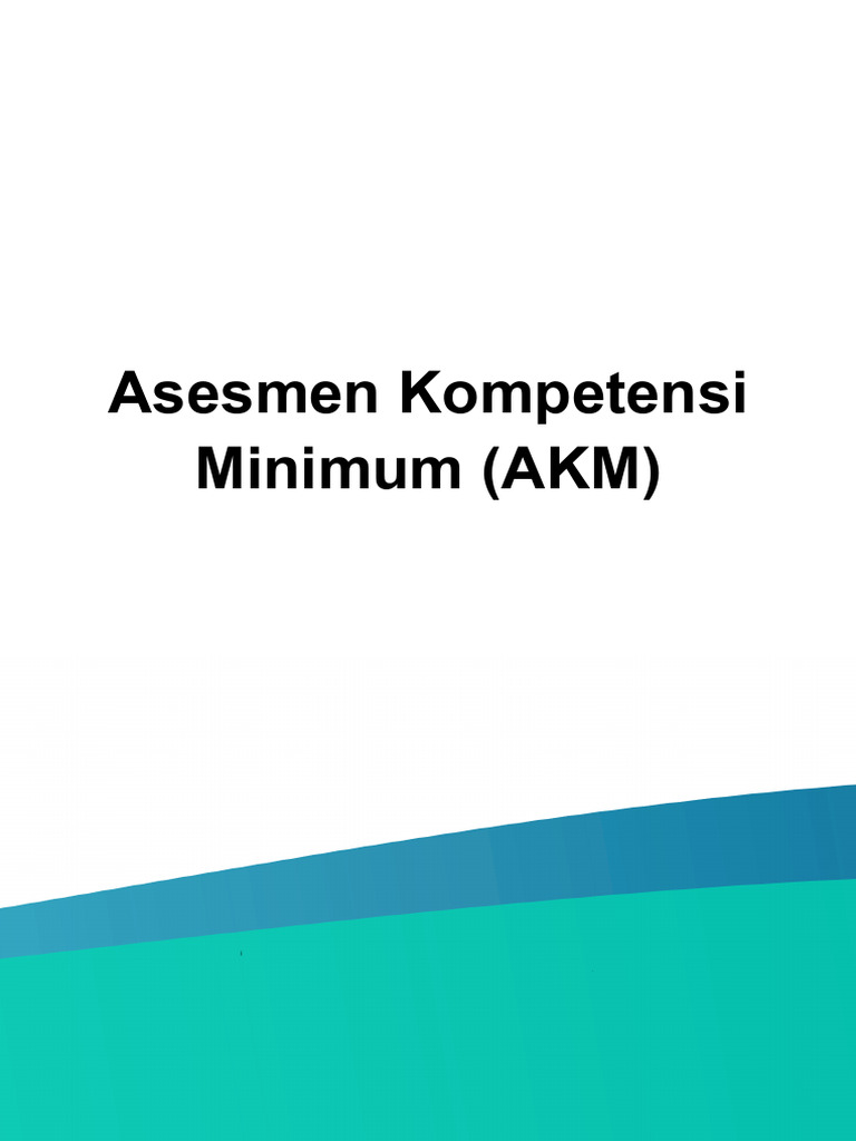 Asesmen Kompetensi Minimum | PDF