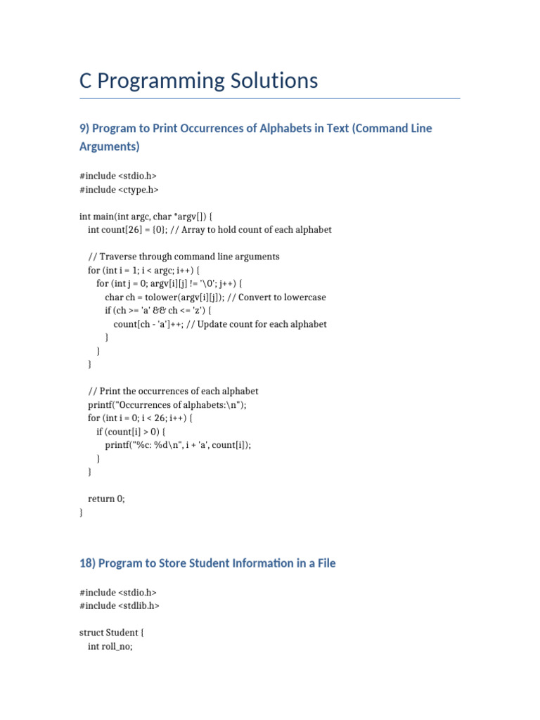 C_Programs | PDF | Computer Engineering | Software Development C_Programs | PDF | Computer Engineering | Software Development