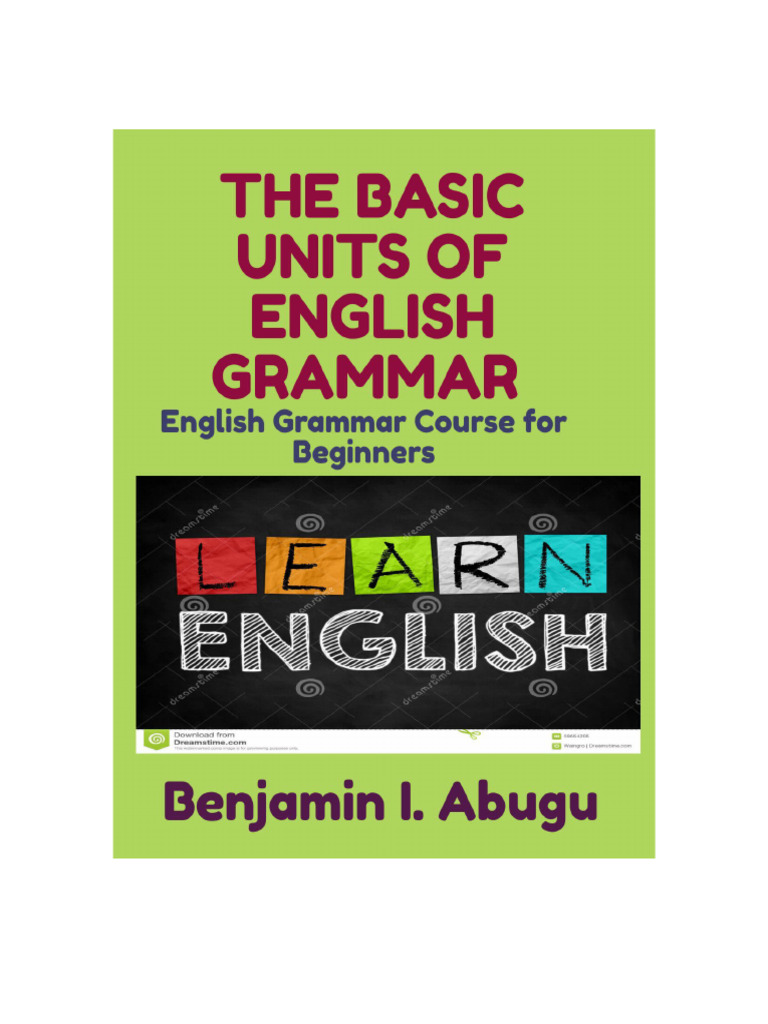 The Basic Units of English Grammar PDF | PDF | Language Arts & Discipline