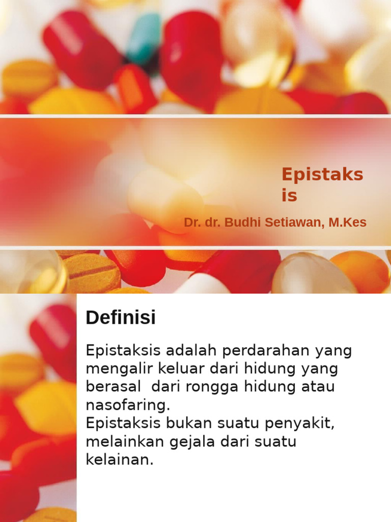 Epistaksis, Rinitis Alergika, Oma Dan Impetigo | PDF