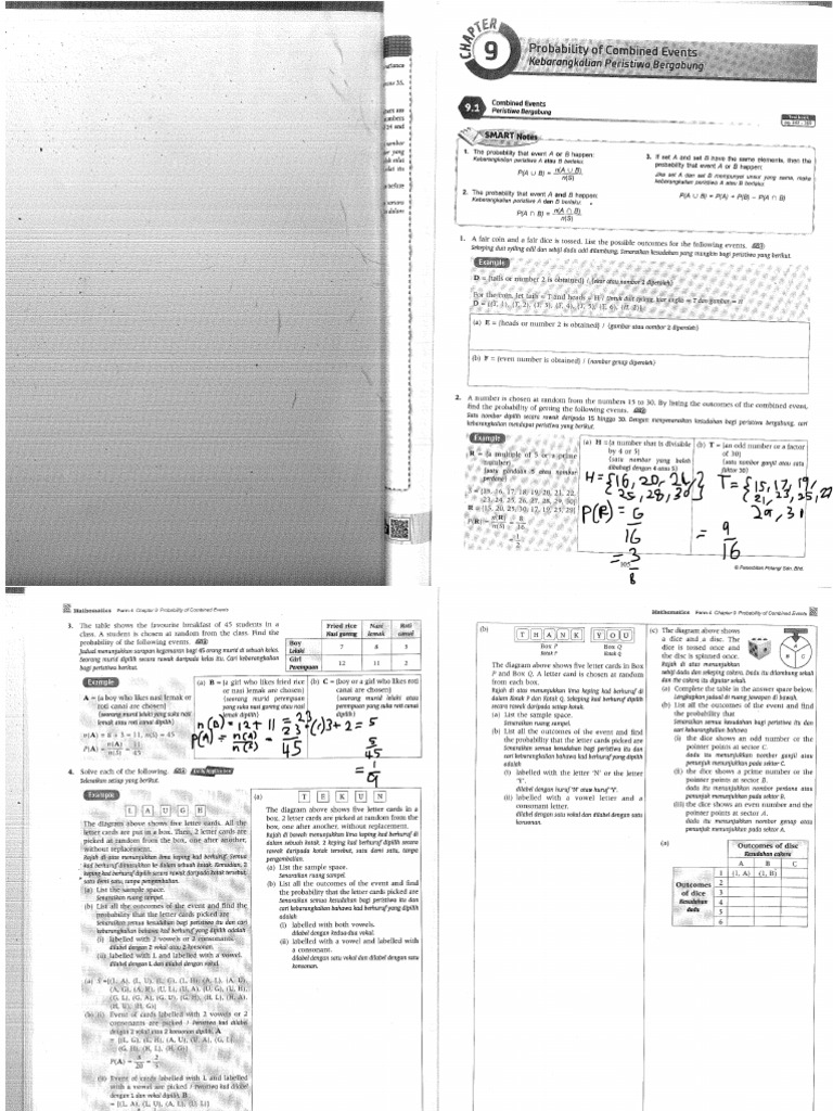 BAB 9 - KEBARANGKALIAN | PDF