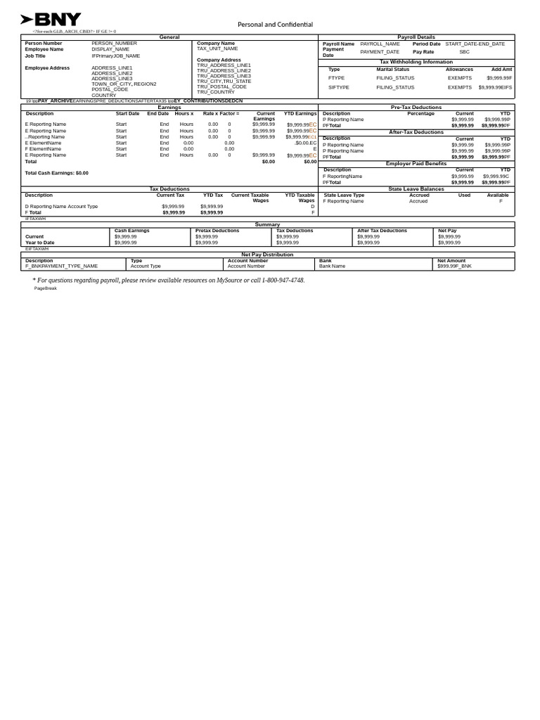 New_Payslip_V21 | PDF | Payroll Tax | Business