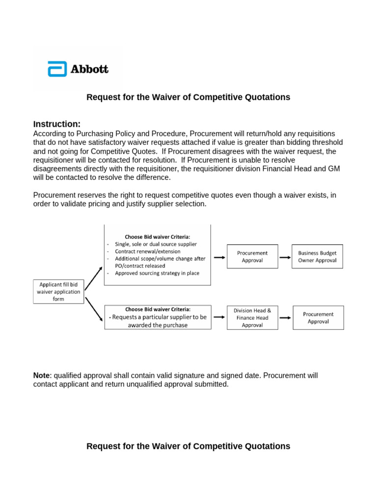 Bid Waiver - BioQuest - PFS Stories | PDF | Finance & Money Management