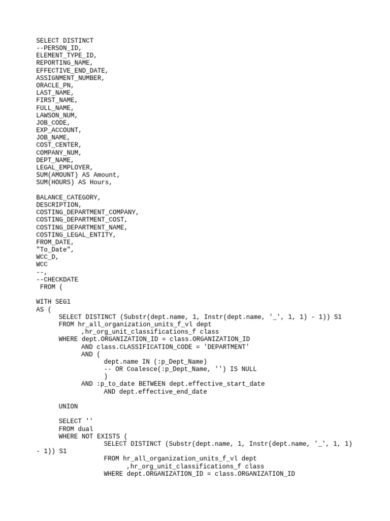 Payroll Reconciliation Emp Details DS | PDF | Sql | Databases