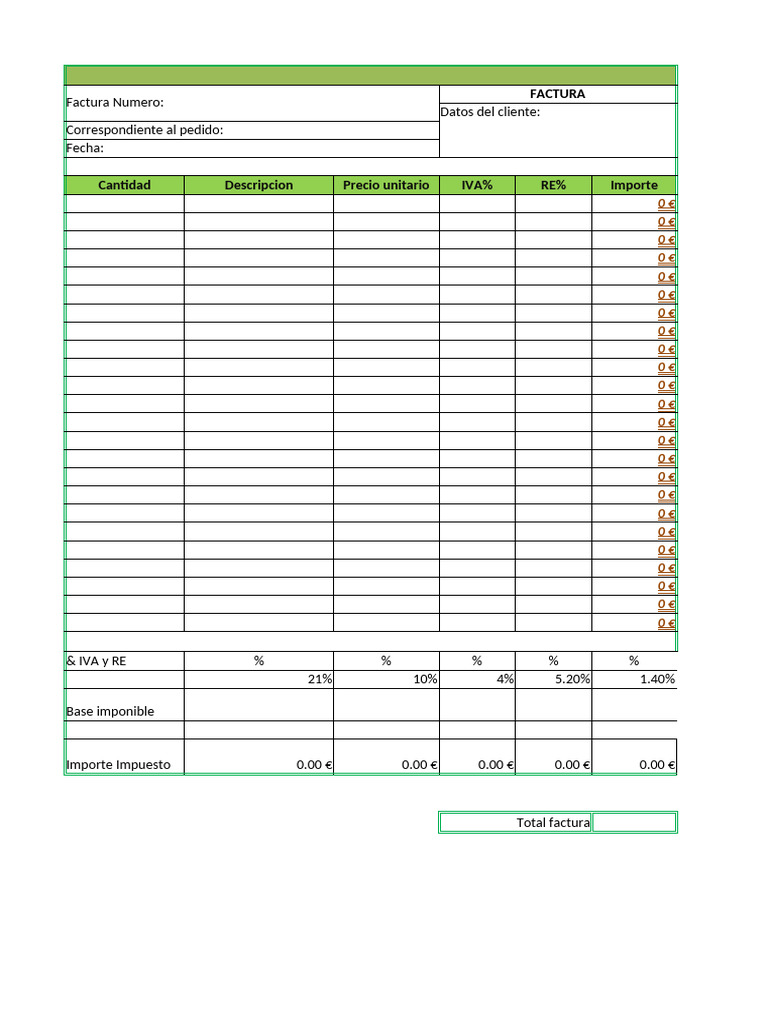 Plantilla de Factura | PDF | Factura | Contabilidad