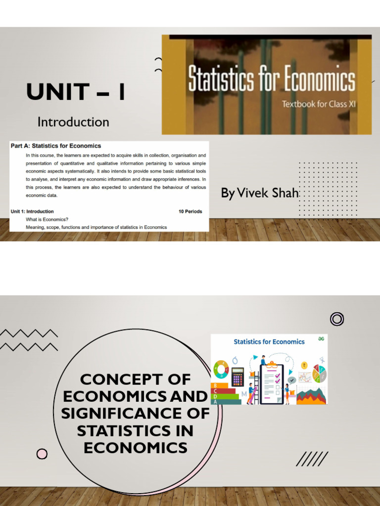 Statistics Unit 1 Notes | PDF | Economics | Statistics