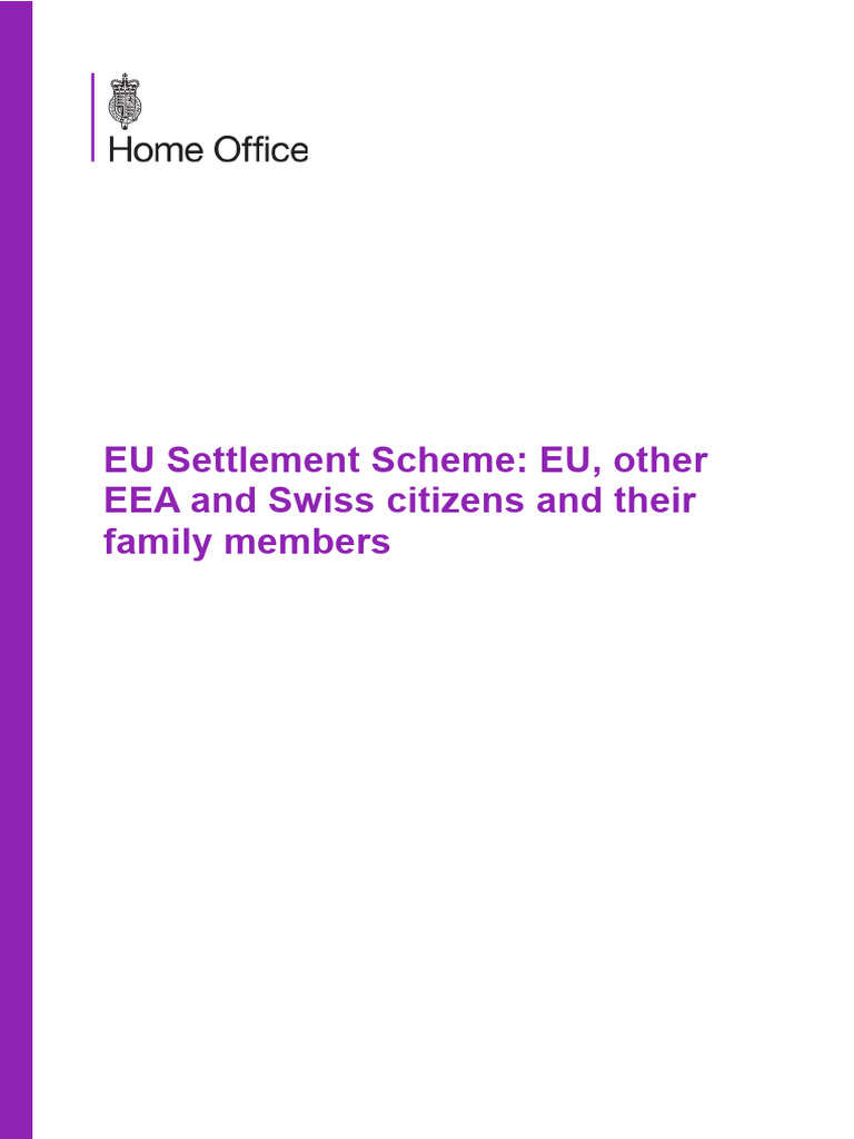 EU Settlement Scheme EU Other EEA Swiss Citizens and Family Members ... EU Settlement Scheme EU Other EEA Swiss Citizens and Family Members ...