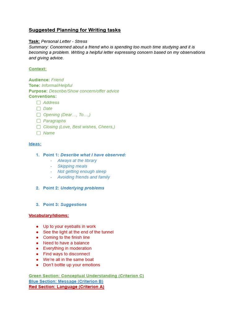 Diploma Writing Planning Sheet 1 | PDF | Career & Growth