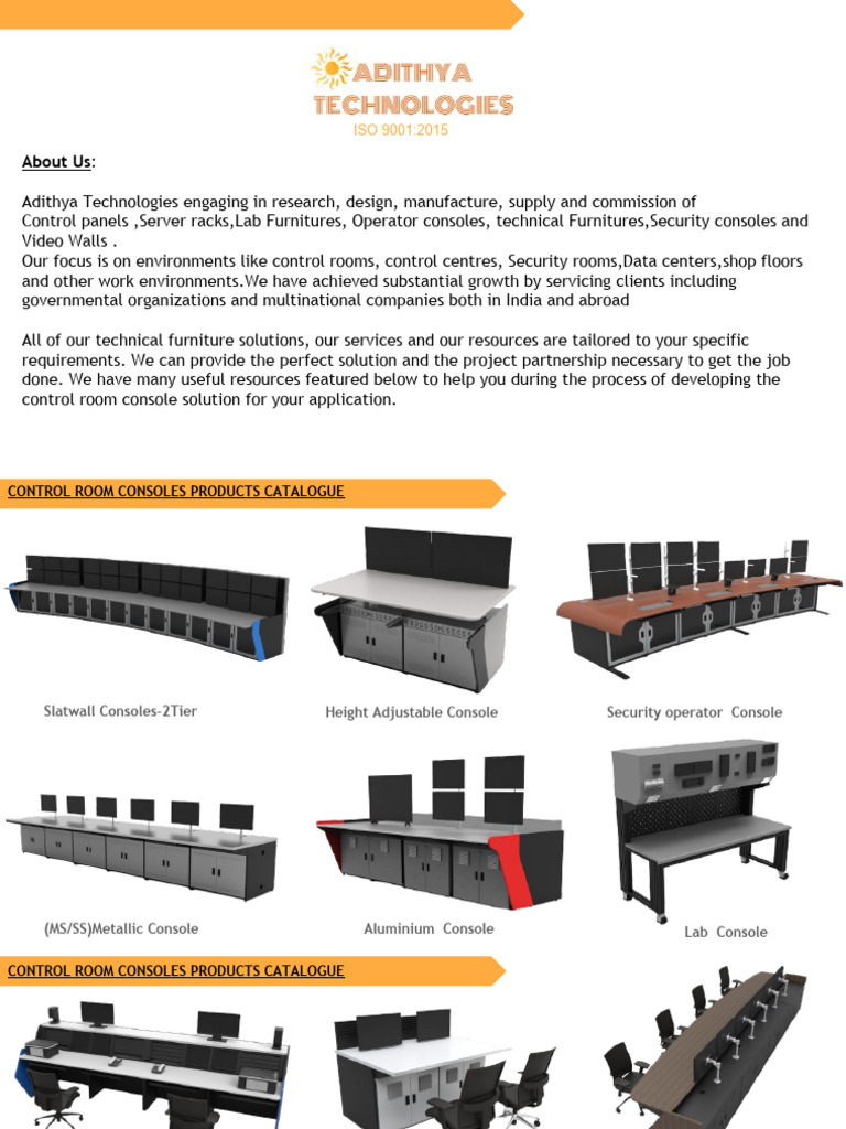 Control Room & Lab Furniture Solutions | PDF | Data Center
