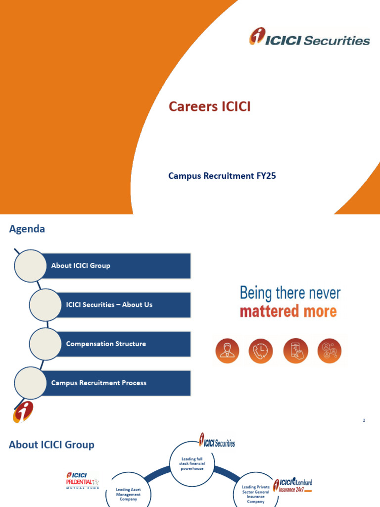 ICICI Campus Recruitment FY25 Overview | PDF | Exchange Traded Fund ...
