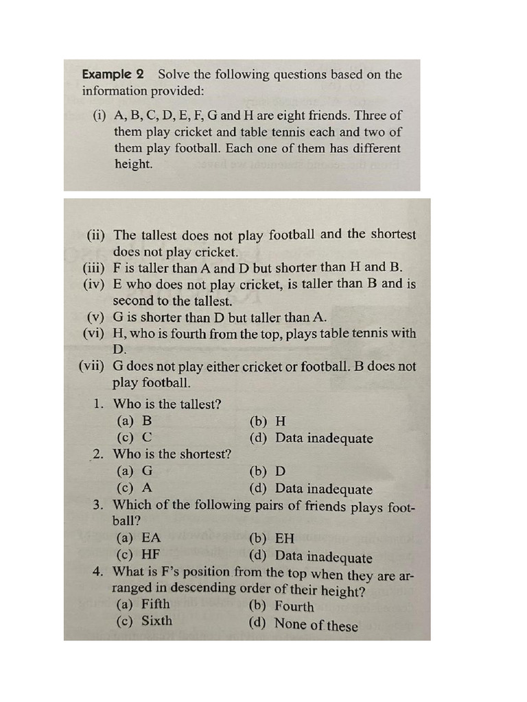 Order and Ranking Homework Sets | PDF | Teaching Methods & Materials