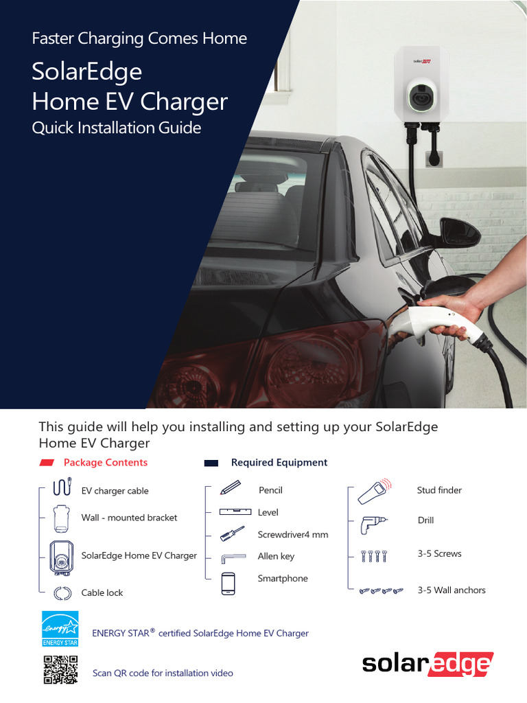 Smart Ev Charger Quick Installation Guide Na | PDF | Manufactured Goods ...