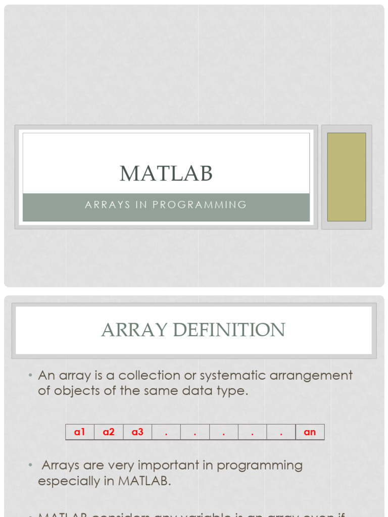 Arrays | PDF