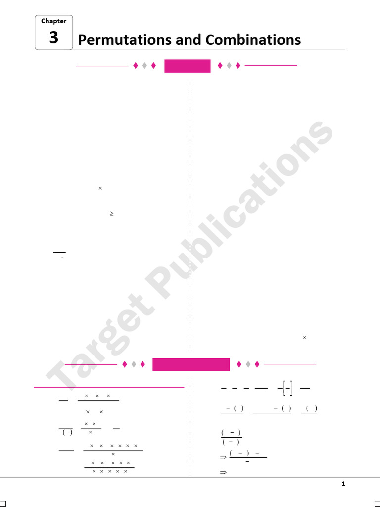 Permutations and Combinations Overview | PDF | Permutation | Consonant