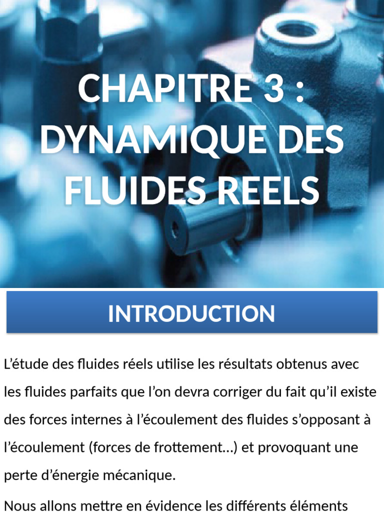 Dynamique Des Fluides Reels | PDF | Nombre de Reynolds | Dynamique des ...