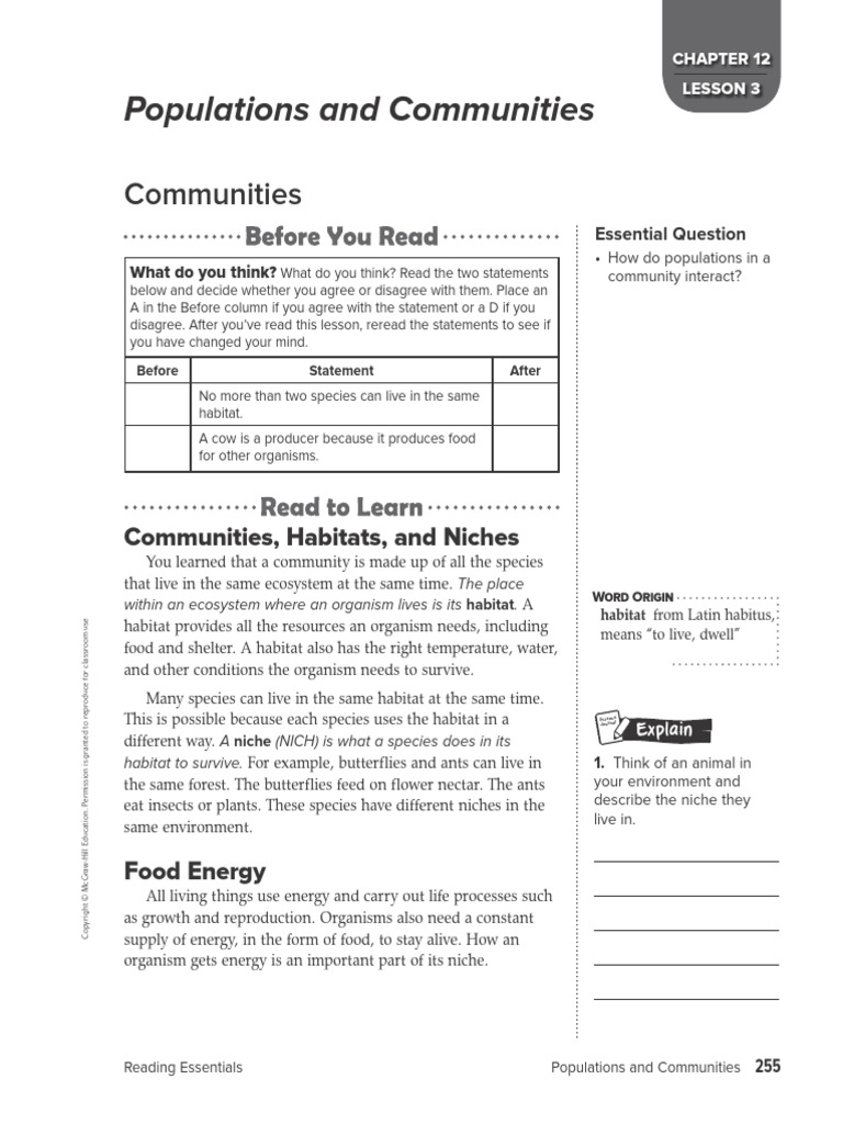 L3 Communities | PDF | Food Web | Symbiosis