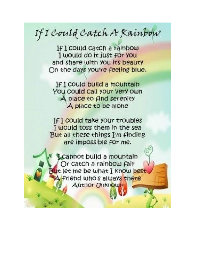 If I Could Catch A Rainbow | PDF