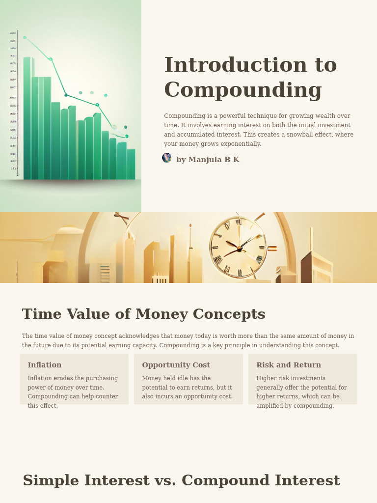 Introduction To Compounding | PDF | Compound Interest | Interest