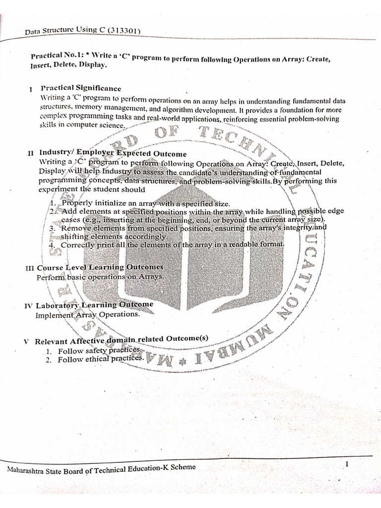 Dsu Practical 1to 10 | PDF