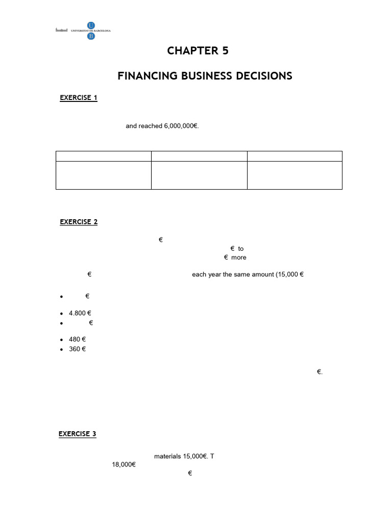 Problem Set Chapter 5 Enuciats | PDF | Expense | Interest
