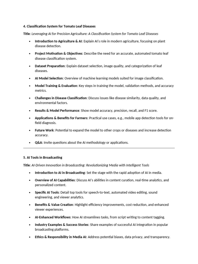 Leveraging AI For Precision Agriculture: A Classification System For ...