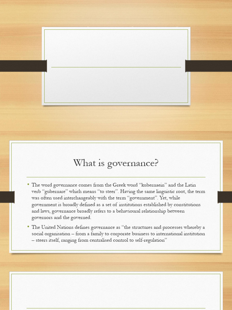 Global Corruption and Good Governance | PDF | Governance | Good Governance