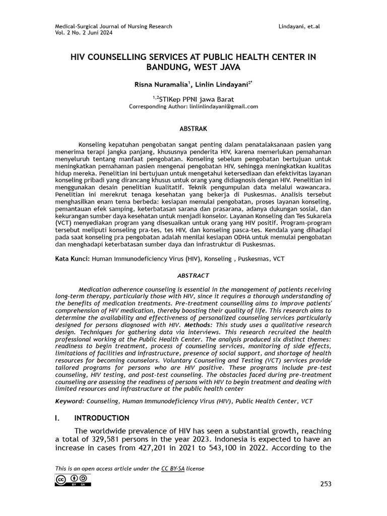 34-Article Text-160-1-10-20240629 | PDF | Management Of Hiv/Aids | Tuberculosis