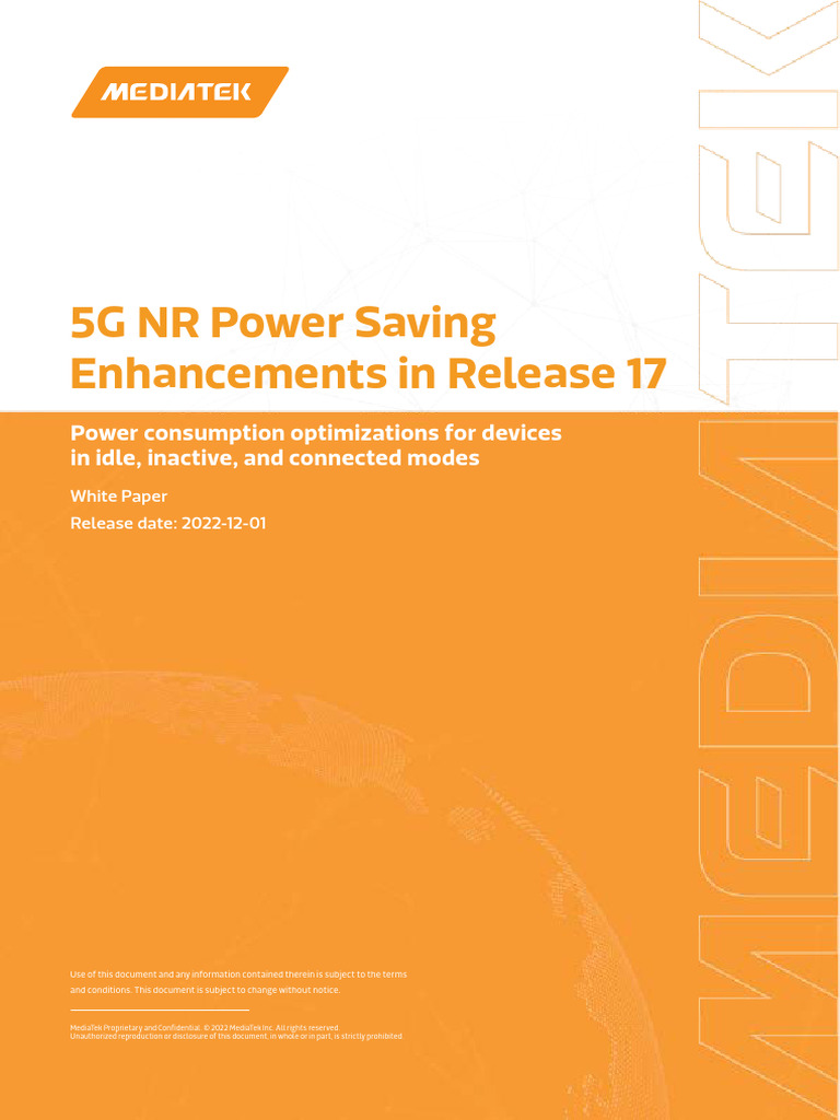 MediaTek White Paper R17 5G | PDF | Mimo | Telecommunications