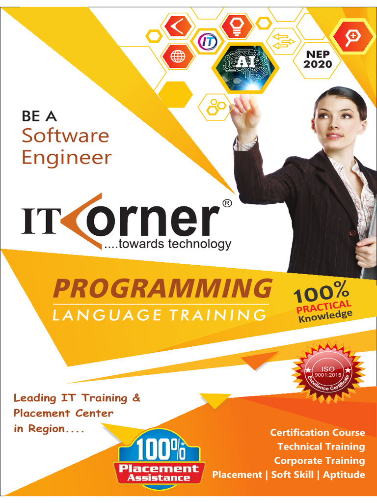 Itcorner Broucher 2024 CHAN | PDF | Machine Learning | Class (Computer Programming)