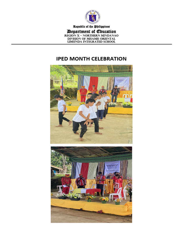 Iped Month Celebration | PDF