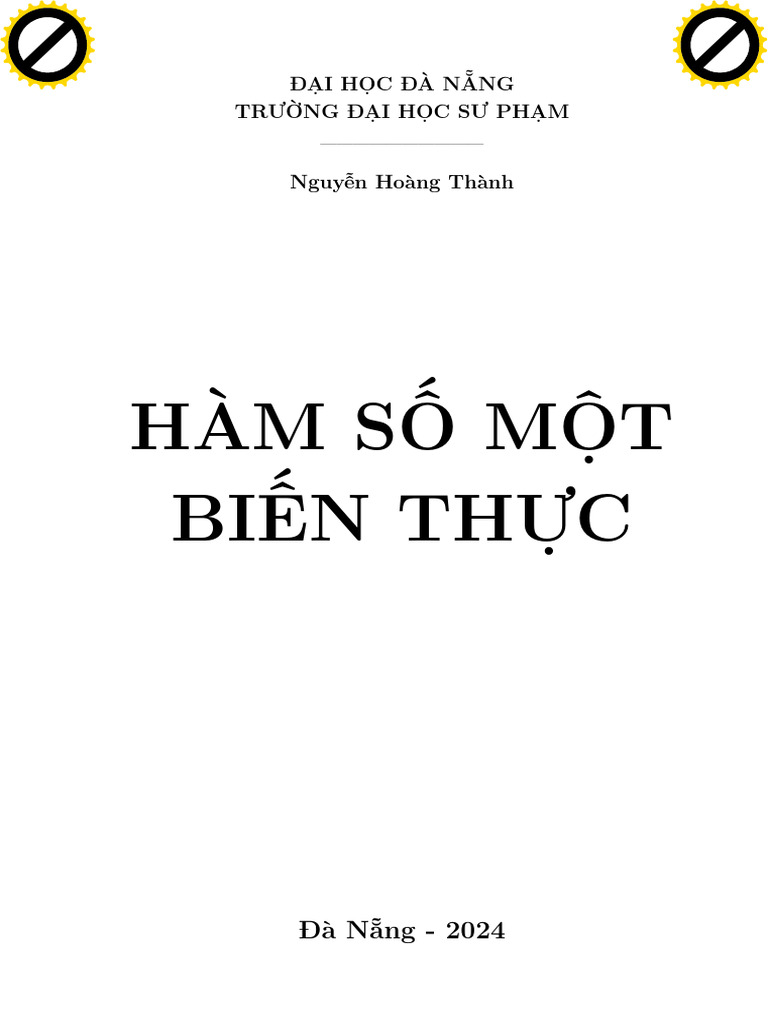 Ham So Mot Bien Thuc 1 | PDF