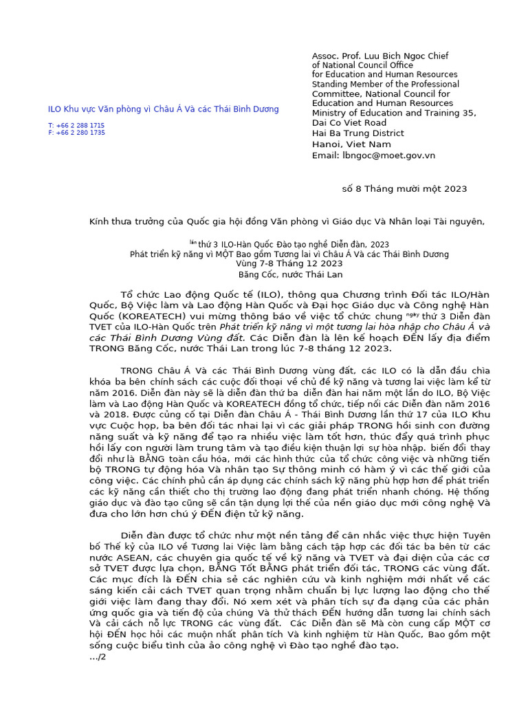 1 - Invitation Letter MOET | PDF