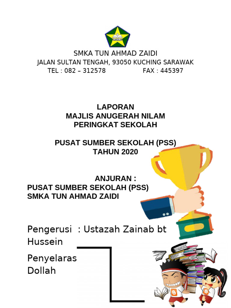 LAPORAN MAJLIS ANUGERAH NILAM 2020 MAN'20 | PDF