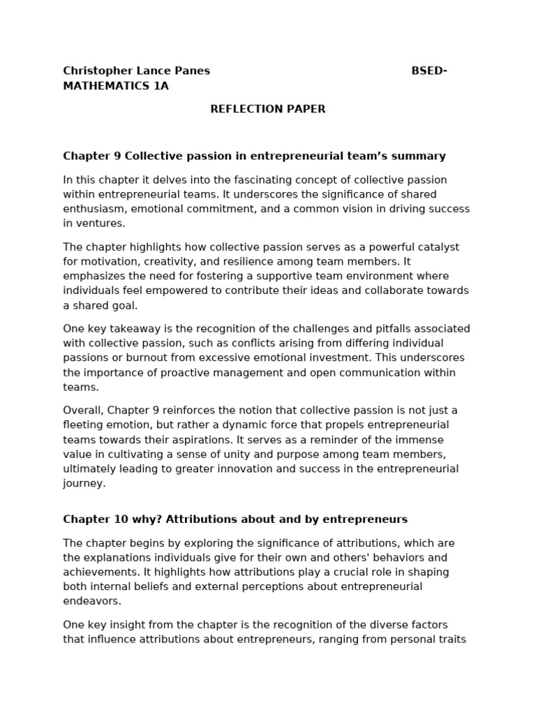 Collective Passion in Entrepreneurial Teams | PDF | Entrepreneurship ...