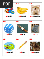 Apostila Abacada | PDF | Sílaba | Alfabetização