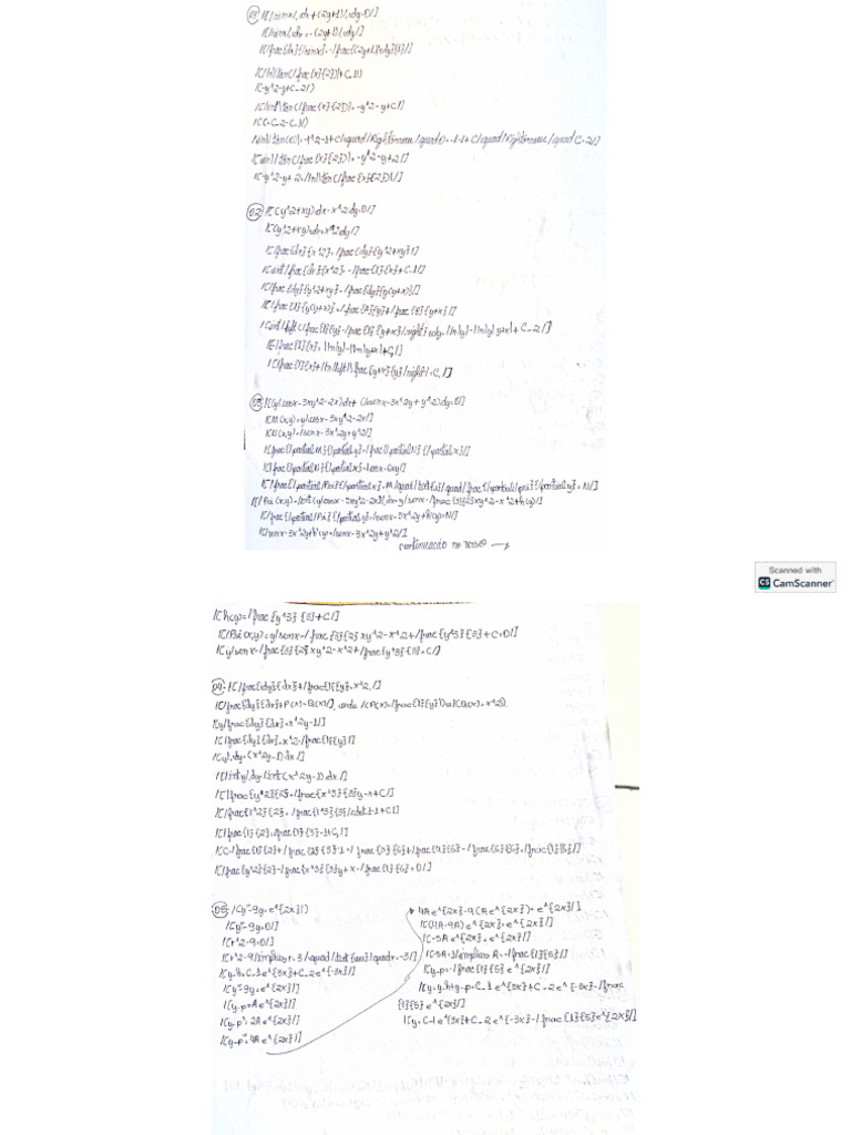 Resposta Prova EDO | PDF