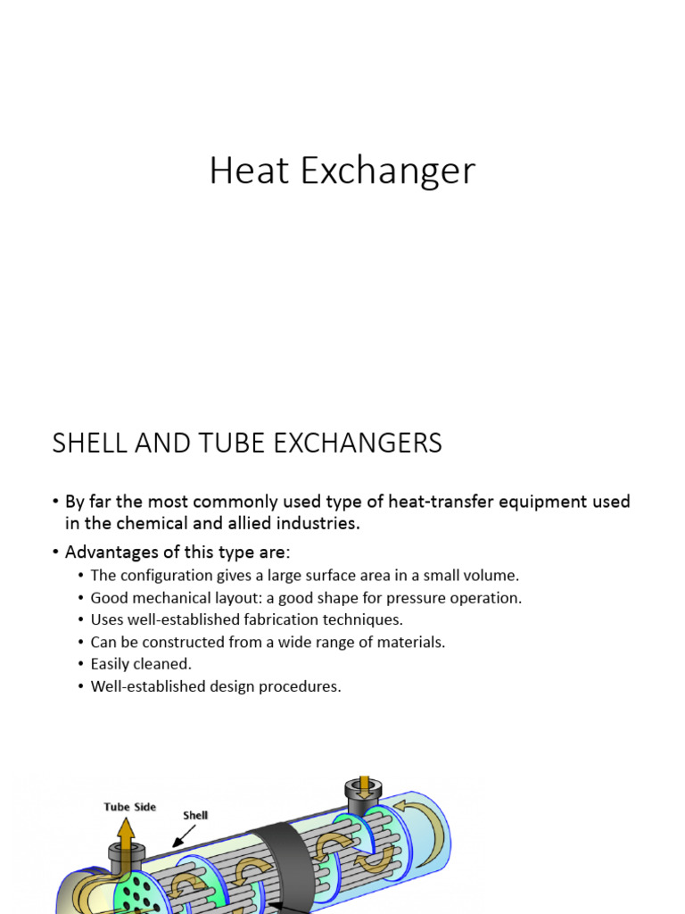 Shell and Tube Heat Exchanger Guide | PDF | Heat Exchanger | Heat Transfer