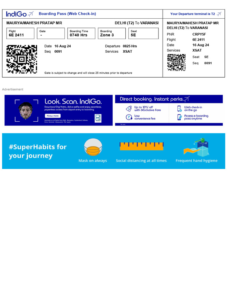 Boarding Pass-1 | PDF