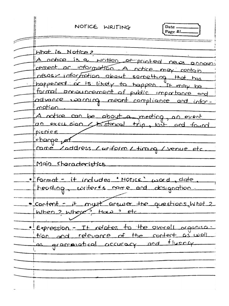 Class-Xii Writing Section | PDF