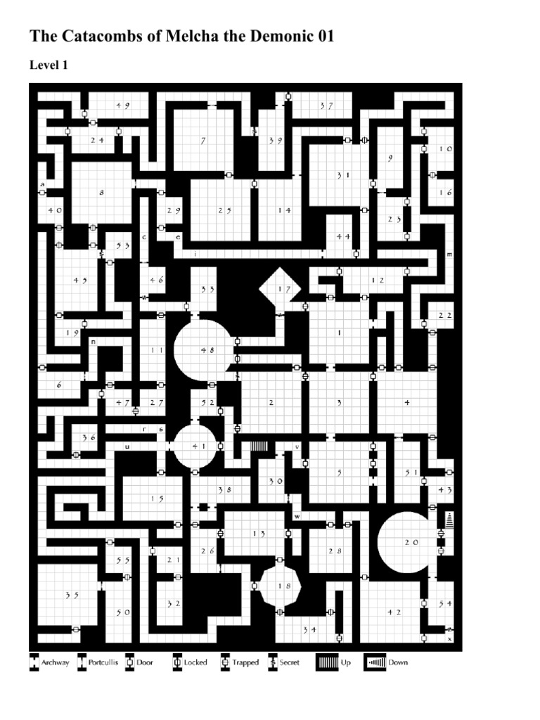 The Catacombs of Melcha The Demonic 01 | PDF