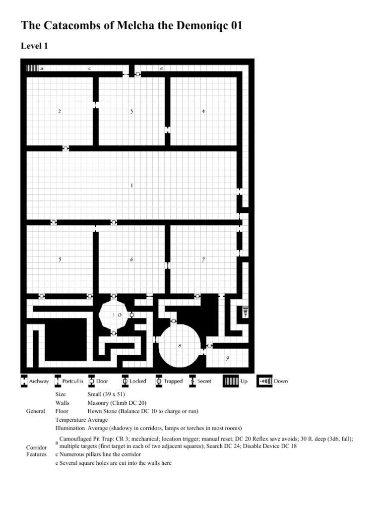 The Catacombs of Melcha The Demoniqc 01 | PDF