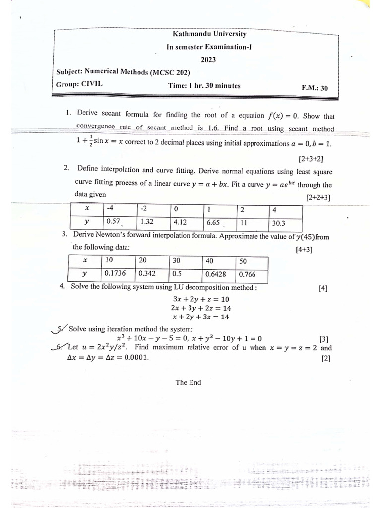 1st Internal, 2023 | PDF