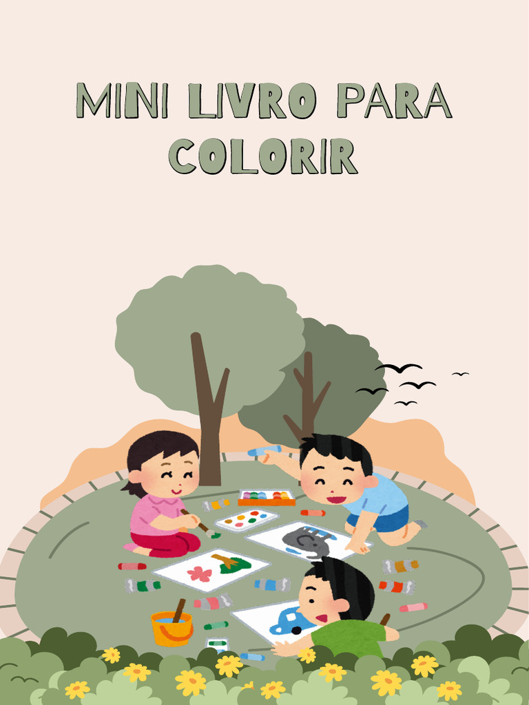 Illustrative Drawing and Coloring Book Cover | PDF