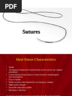 Sutures Comparison Chart | PDF | Surgical Suture | Chemical Substances